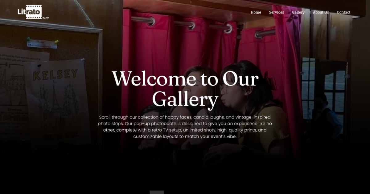 Gallery | See Our Vintage Pop-Up Photobooth in Action